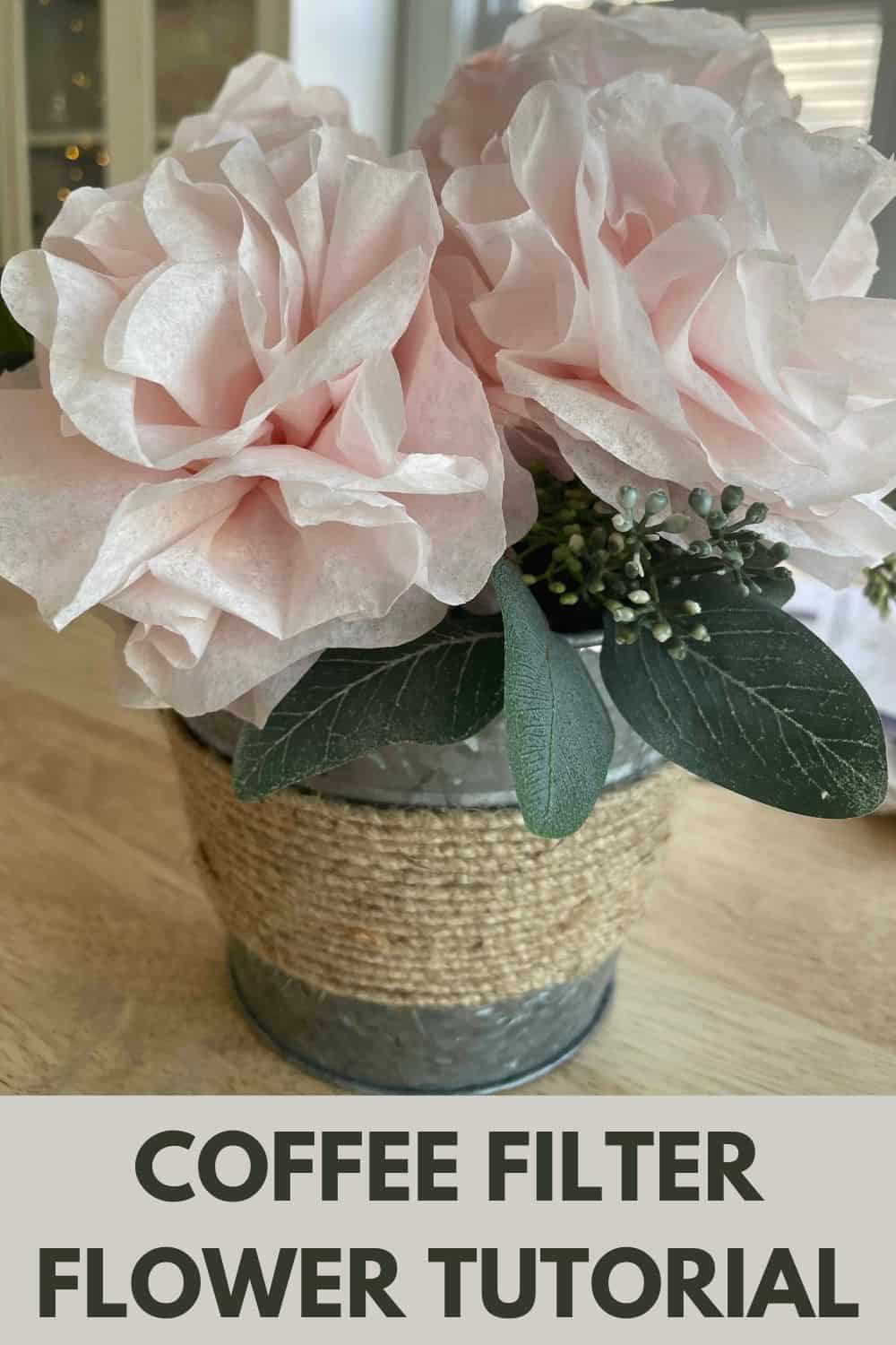 Coffee Filter Flowers - Step by Step Tutorial - West Magnolia Charm