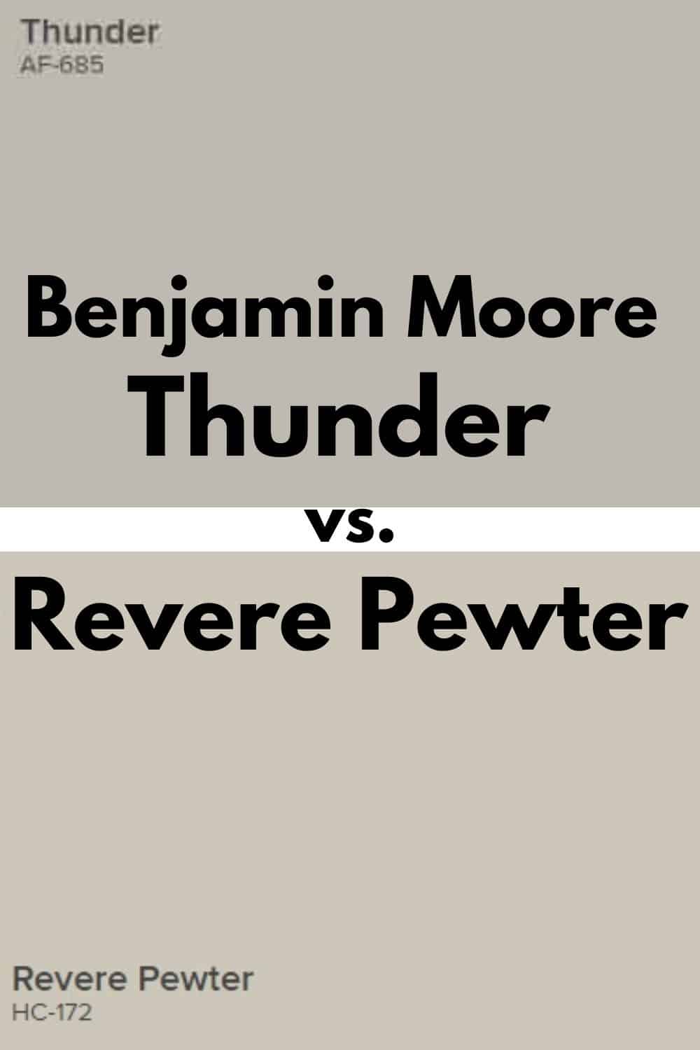 Benjamin Moore Thunder AF-685- A NEW Favorite Gray - West Magnolia Charm