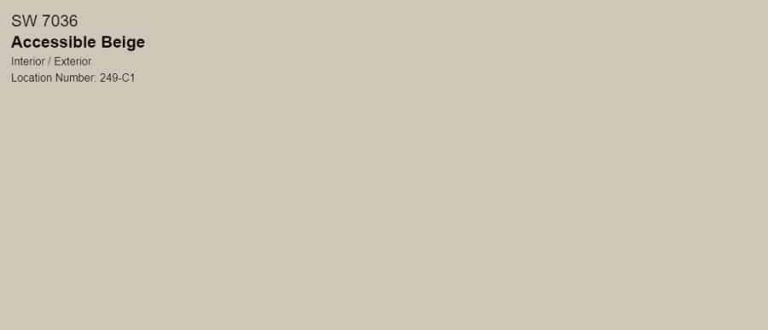 Sherwin Williams Accessible Beige SW 7036 Paint Color Review - West ...