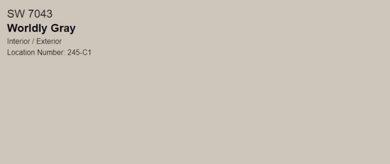 Worldly Gray SW 7043 - A Fantastic Gray! - West Magnolia Charm