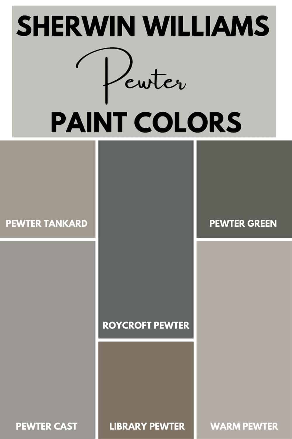 The Best Pewter Paint Colors - West Magnolia Charm