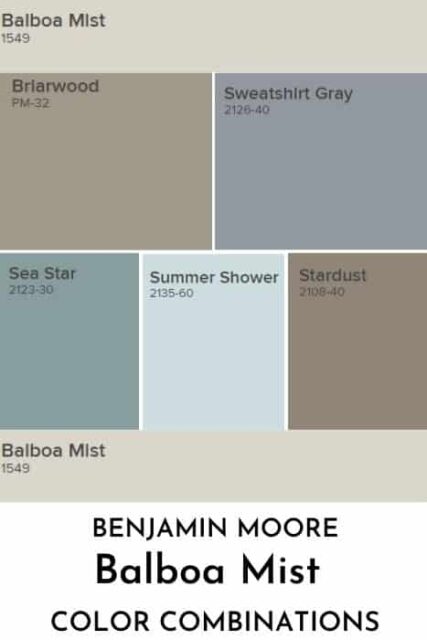 Balboa Mist, A Benjamin Moore Gray Favorite - West Magnolia Charm