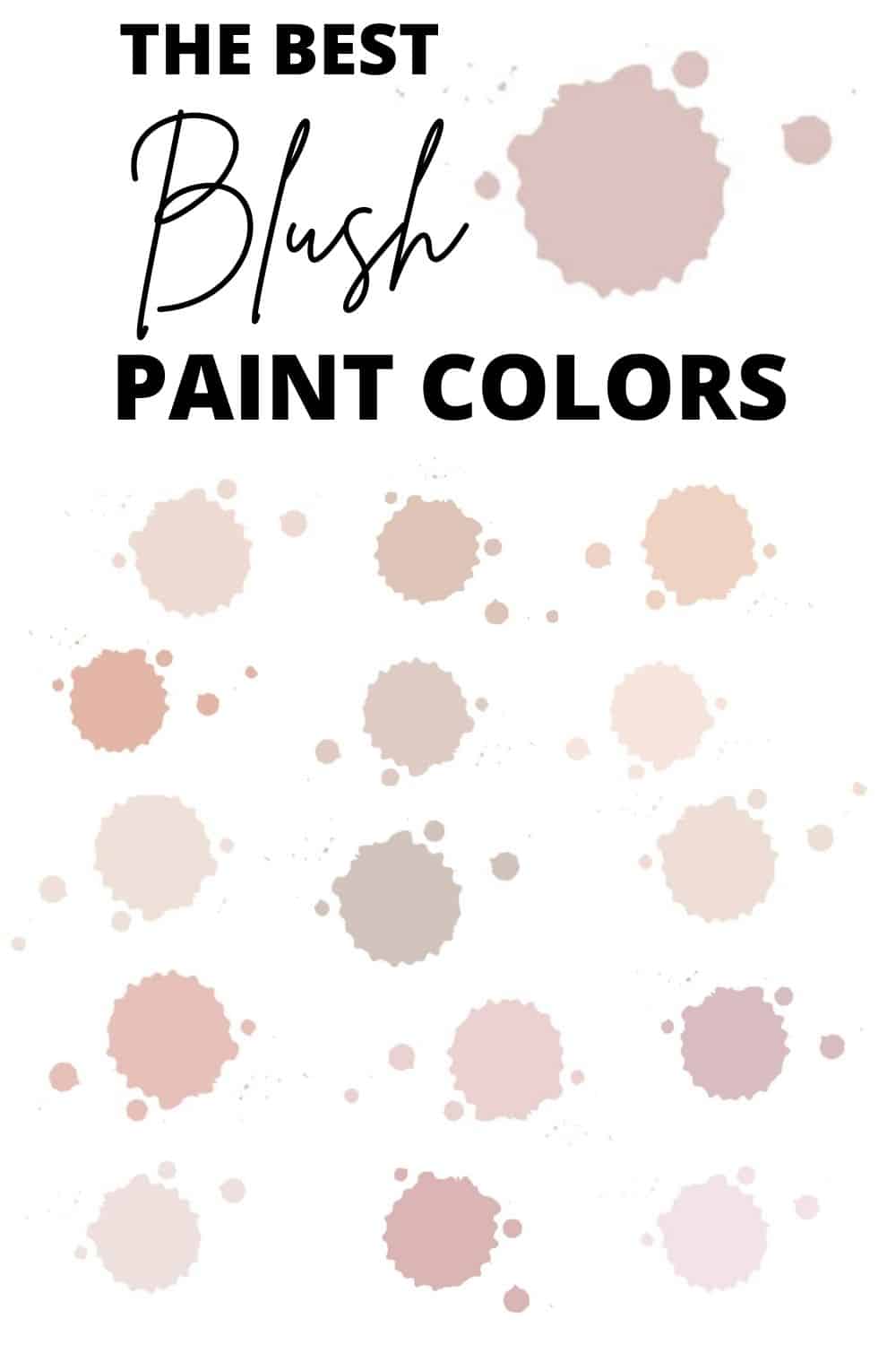 The Best Blush Paint Colors - West Magnolia Charm