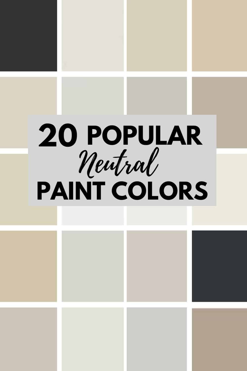 20 Best Neutral Paint Colors - West Magnolia Charm