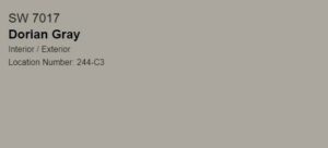 Sherwin Williams Dorian Gray SW 7017 Color Review - West Magnolia Charm