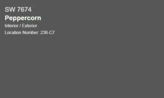 Sherwin Williams Peppercorn SW 7674 Review- The Best Dark Gray - West ...
