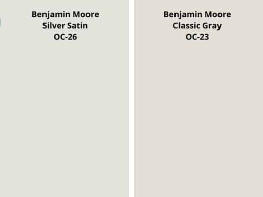Benjamin Moore Silver Satin OC-26 Review - West Magnolia Charm