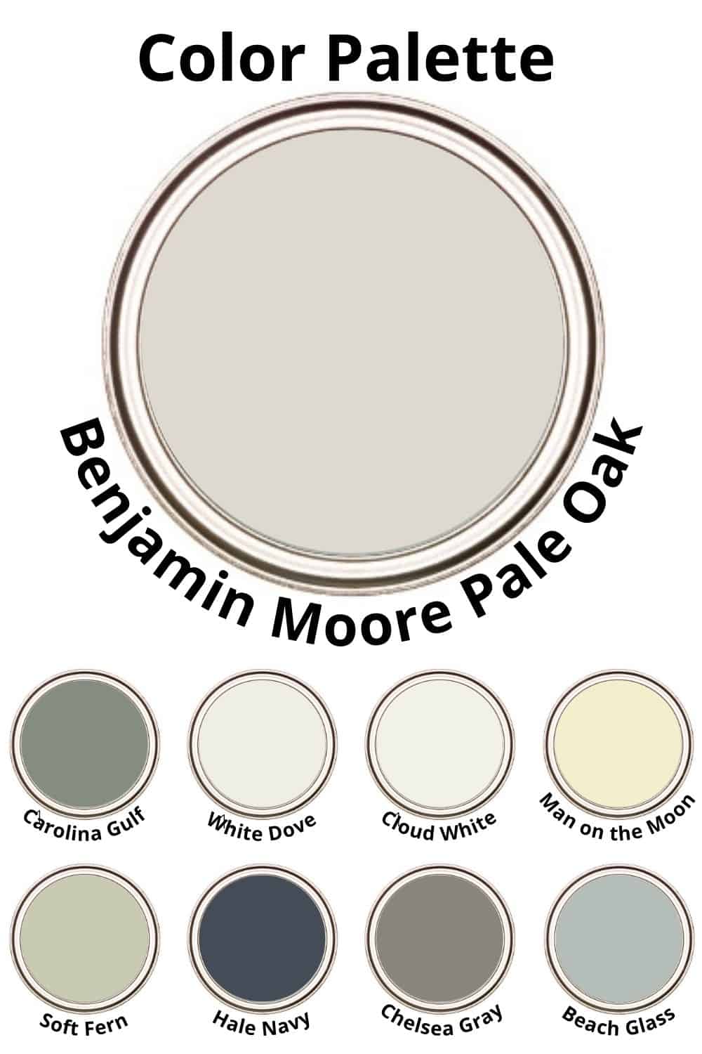 Pale Oak by Benjamin Moore - A Sophisticated Neutral - West Magnolia Charm