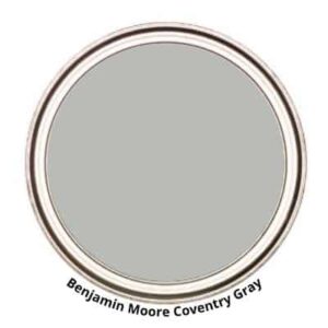 Benjamin Moore Coventry Gray HC-169 Full Paint Color Review - West ...