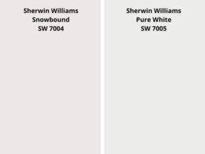 Sherwin Williams Snowbound SW 7004 - West Magnolia Charm