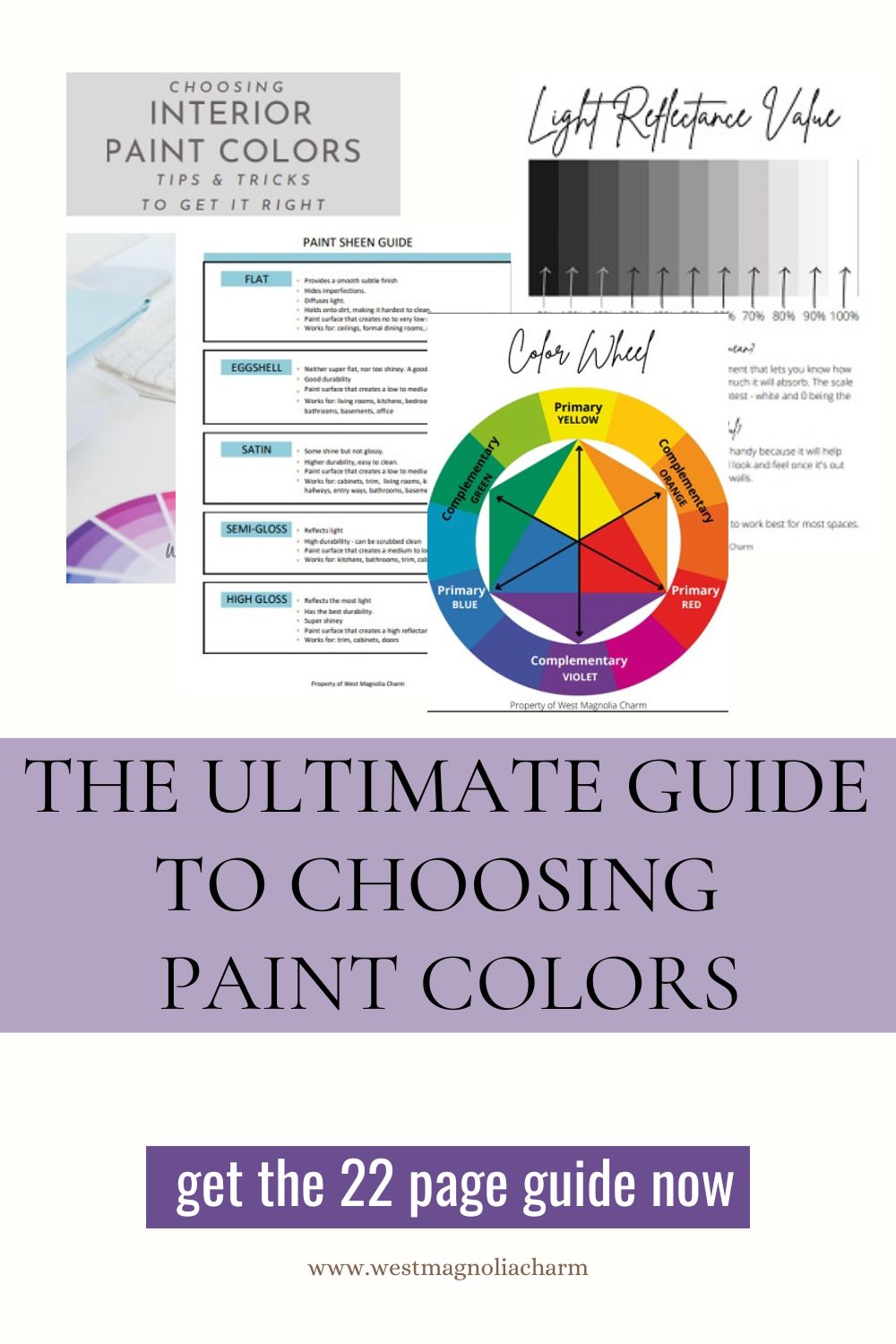 Tips & Tricks to Choose an Interior Paint Color - West Magnolia Charm