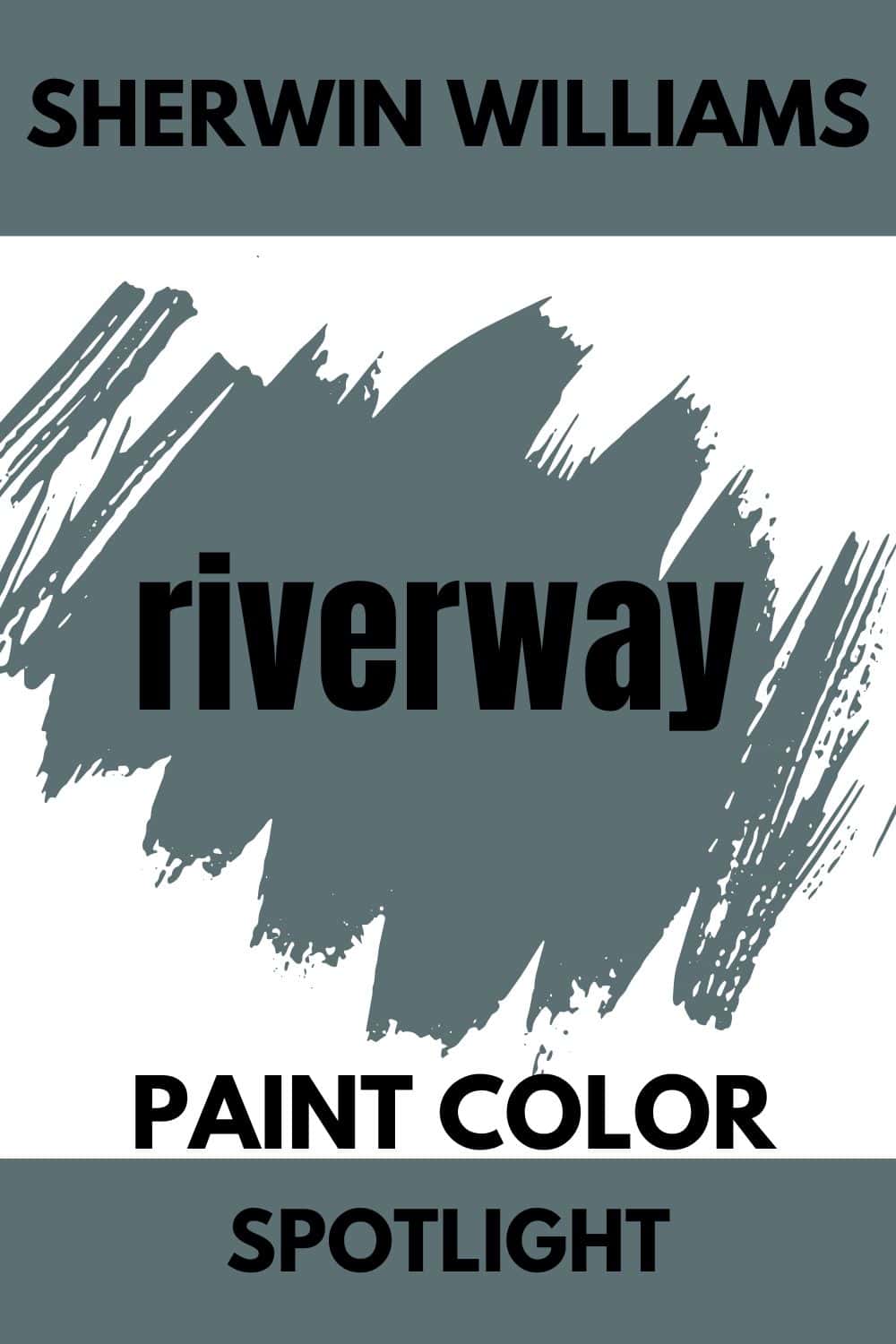 The Best Teal Paint Color -Riverway SW 6222 - West Magnolia Charm