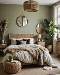 Transform Your Sanctuary: 40 Unearthly Earthy Bedroom Ideas - West ...