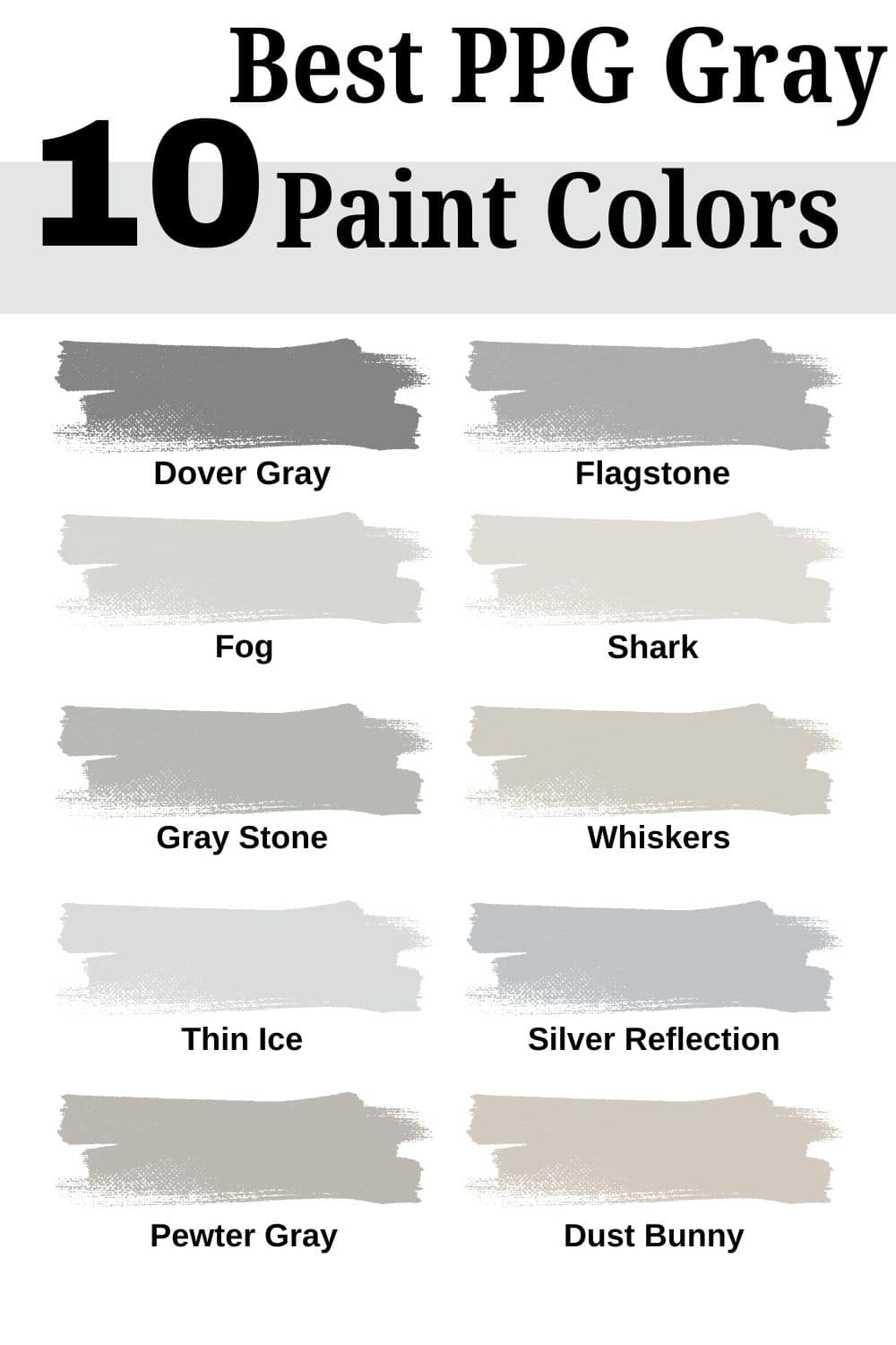 The 10 Best Gray PPG Paint Colors - Tested & Reviewed - West Magnolia Charm
