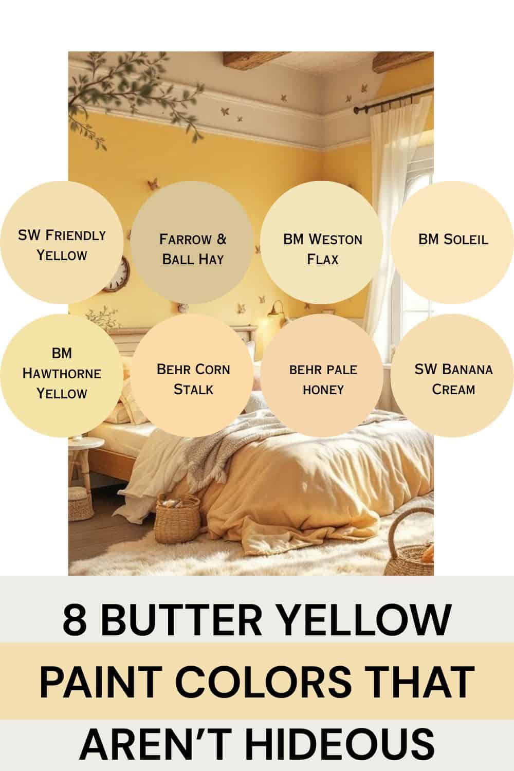 The Best Butter Yellow Paint Colors (That Actually Work in Real Life ...