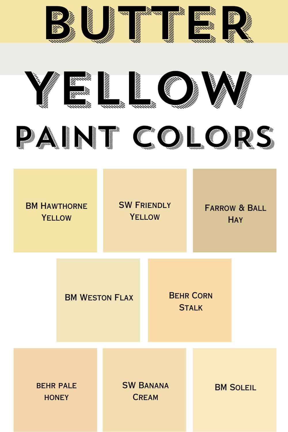 The Best Butter Yellow Paint Colors (That Actually Work in Real Life ...