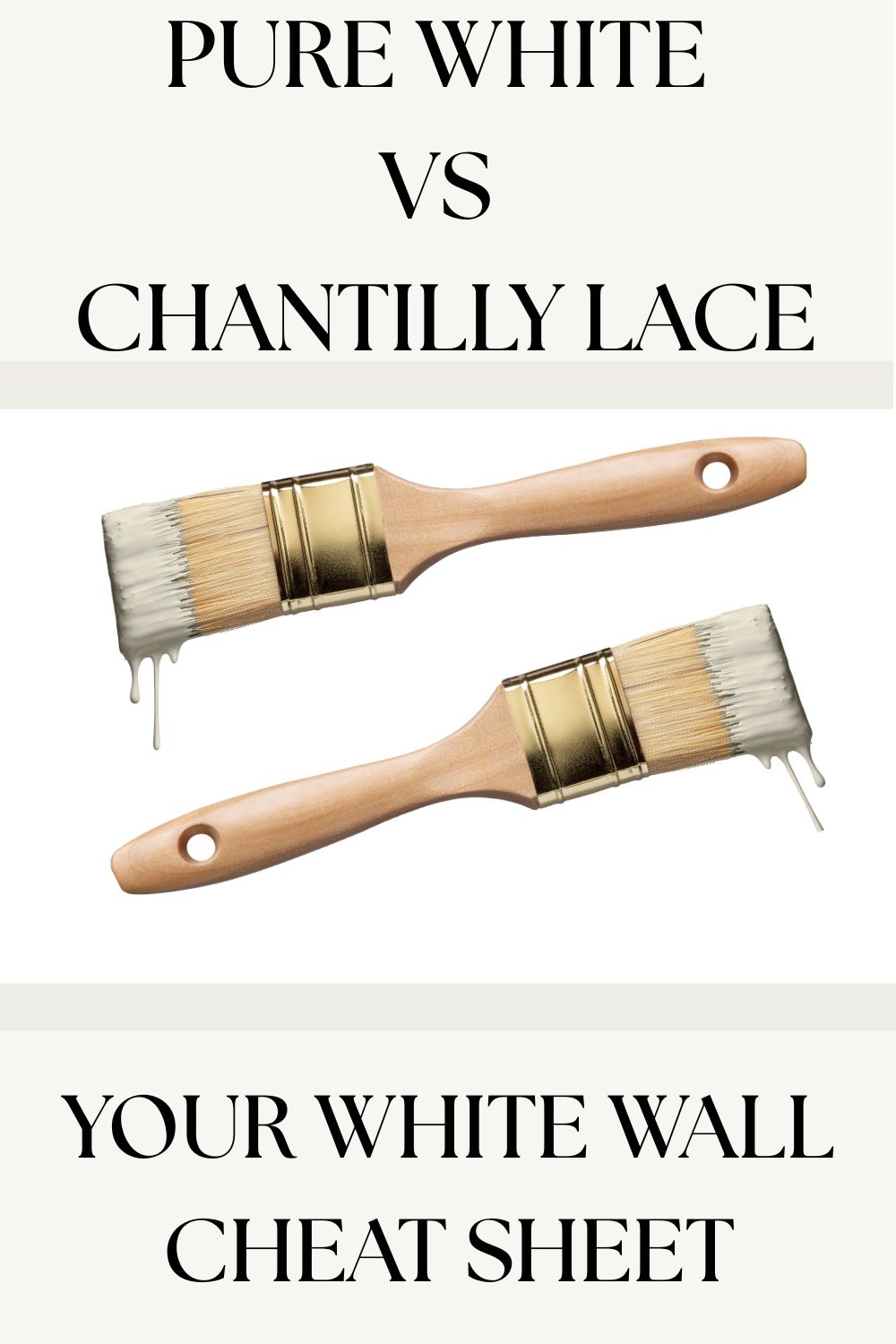 Sherwin Williams Pure White vs Benjamin Moore Chantilly Lace ...